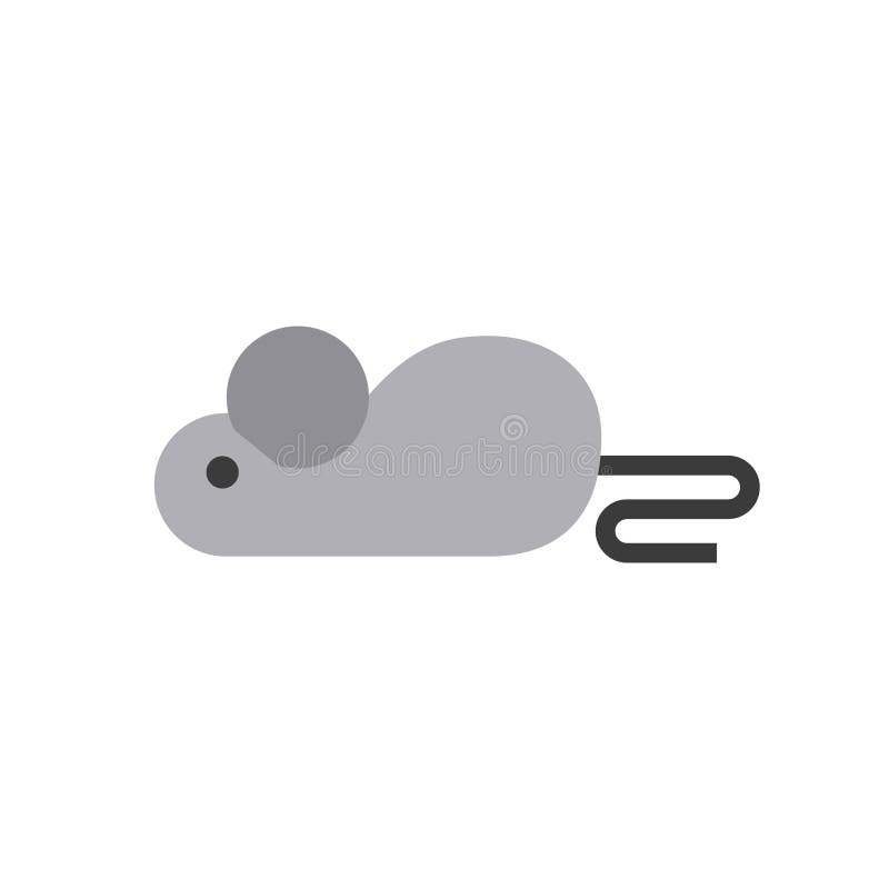 Laboratory mouse line icon stock illustration. Illustration of small ...