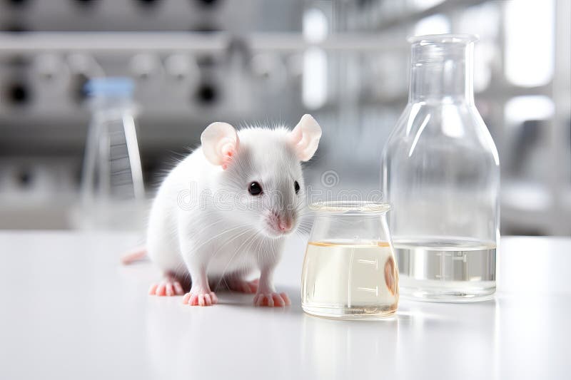 Animal Experiment Albino Mouse Stock Illustrations – 37 Animal ...