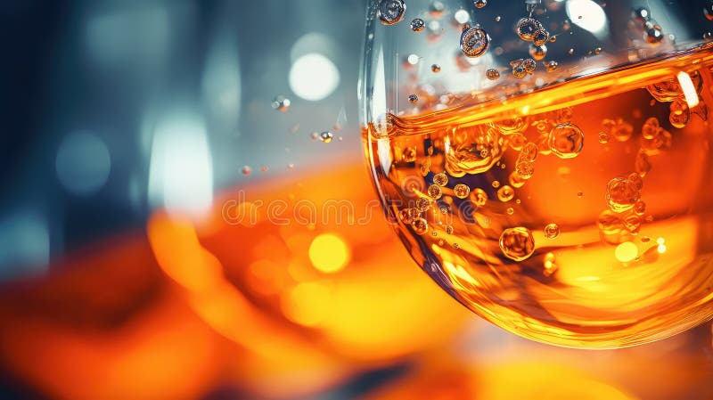 Laboratory Orange Science Background Stock Illustration - Illustration ...