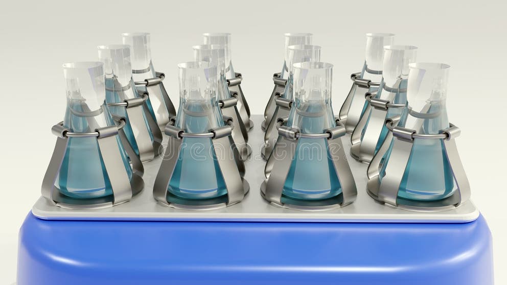 Laboratory Orbital Shaker Accommodate Multiple Flasks Stock ...