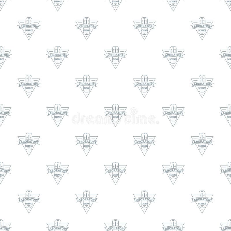 Laboratory Pattern Vector Seamless Stock Vector - Illustration of ...