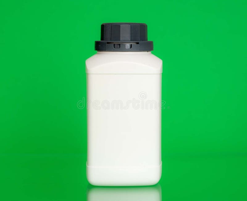 Laboratory Plastic Jar for Chemical Elements and Substances with Empty ...