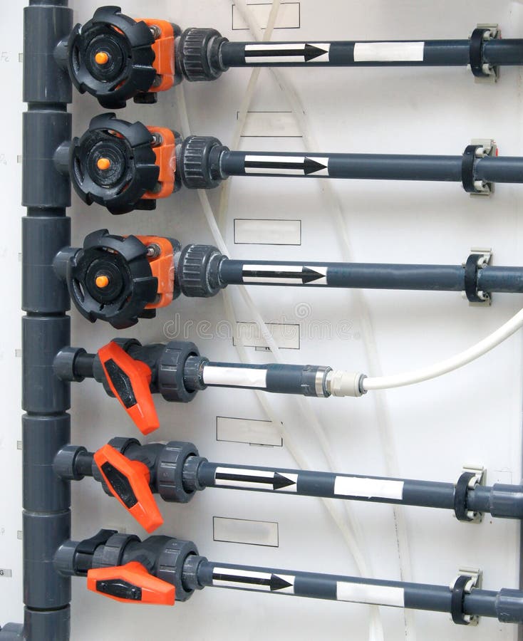 Laboratory Polypropylene Pipes Stock Image - Image of object, container ...