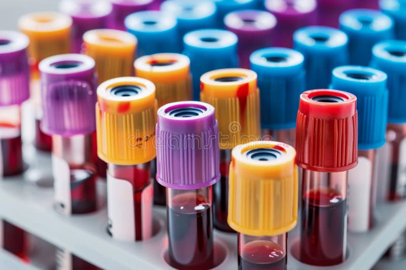 Laboratory Precision in Blood Testing. Generative Ai Stock Illustration ...