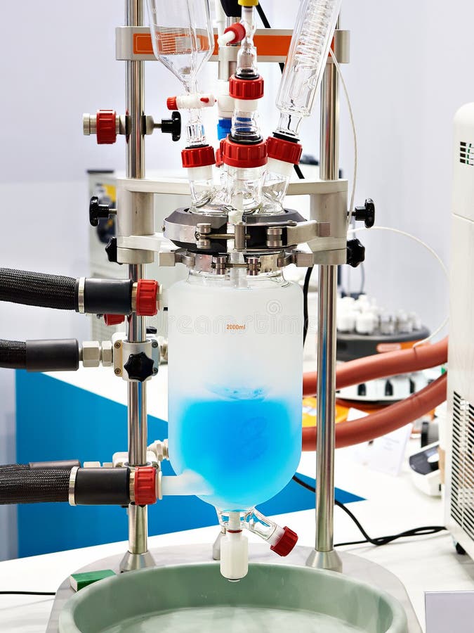 Laboratory reactor stock photo. Image of detail, chemistry - 147006668