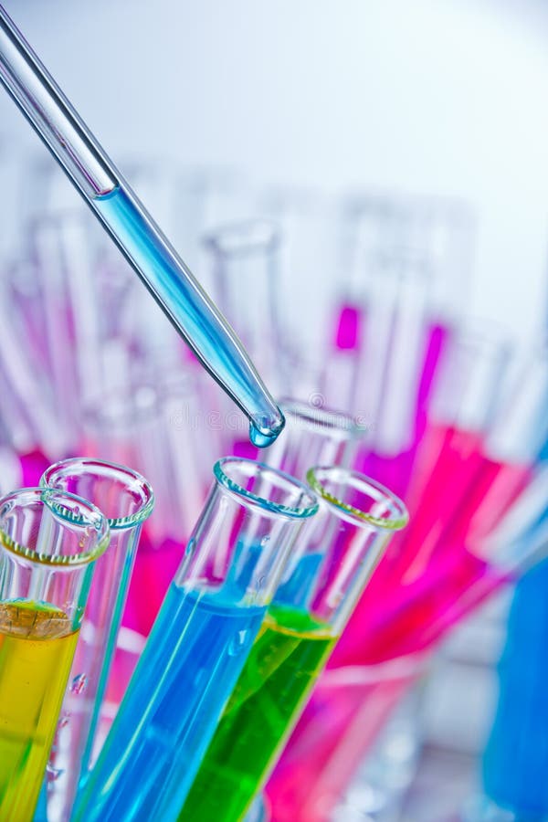 Chemical Scientific Laboratory Stuff Test Tube Flask Stock Photo ...