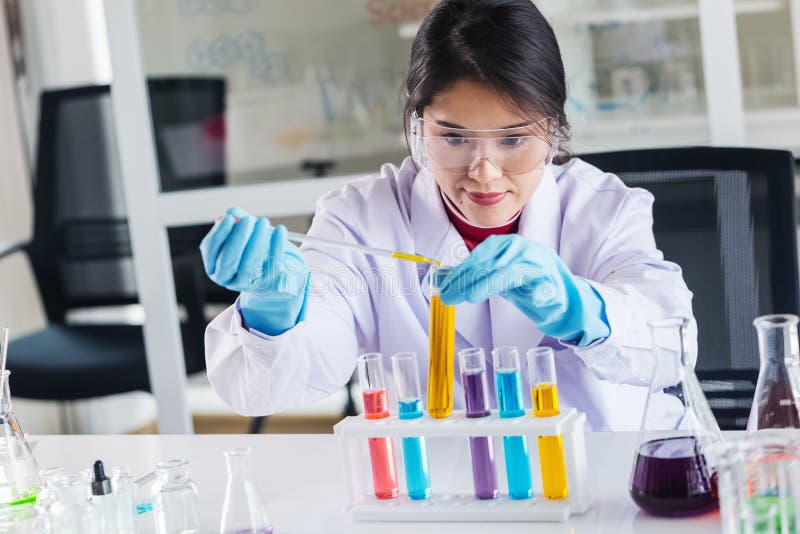 Laboratory Research Concept Stock Photo - Image of equipment, formula ...