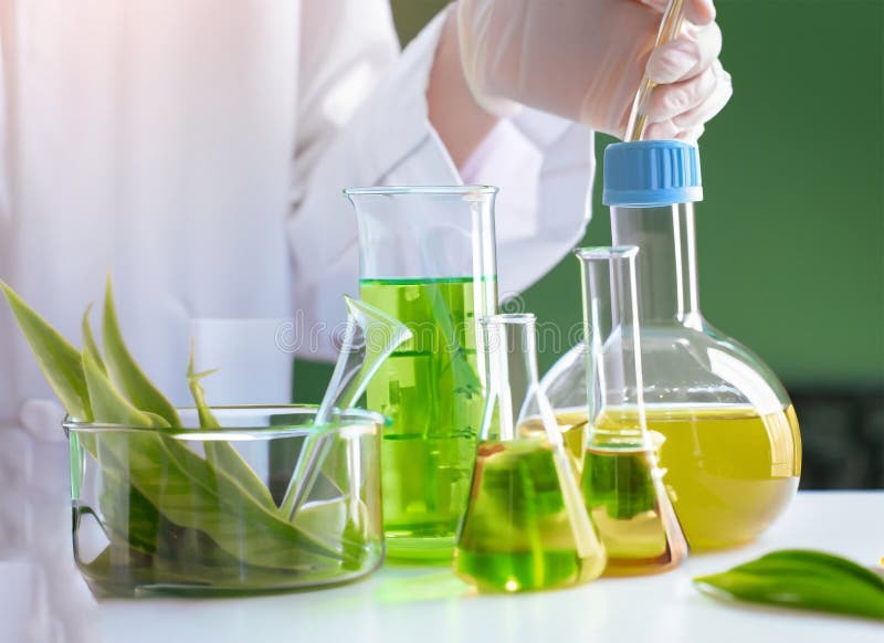 Laboratory Research and Development Concept. Scientist is Working in ...