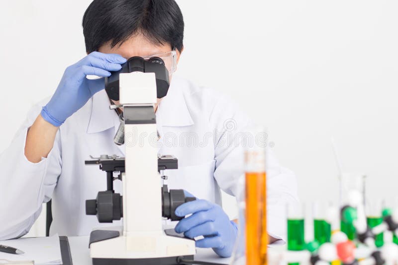 Laboratory Research Medical Scientist Lab . Stock Image - Image of ...