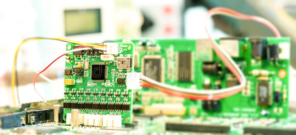 Laboratory of Research Microelectronics Stock Image - Image of pliers ...