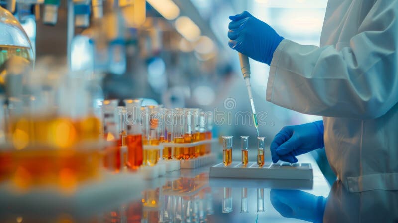 The Laboratory Research Process.AI Generated Image Stock Photo - Image ...