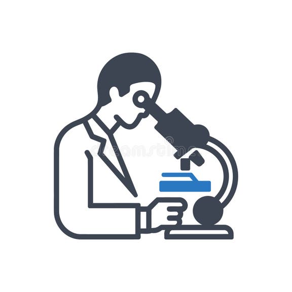 Laboratory Research Scientist Icon Stock Vector - Illustration of ...