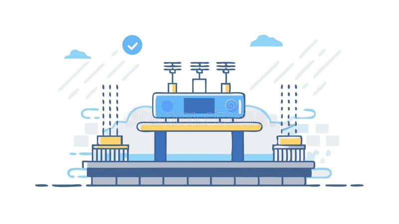 Laboratory Research Setup Icon, Scientific Connectivity, Vector Design ...