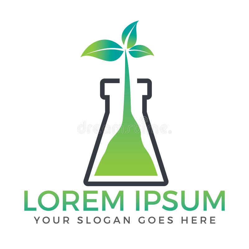 Tree Laboratory Creative and Symbolic Logo Design Illustration. Stock ...