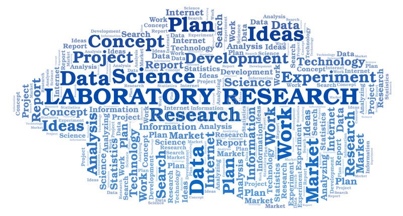 Laboratory Research Word Cloud. Stock Illustration - Illustration of ...