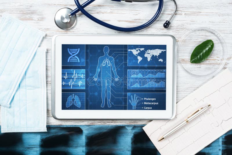 Laboratory Result of Patient Examination Stock Image - Image of patient ...