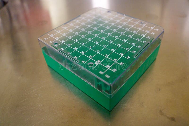 Laboratory sample box stock photo. Image of storage, tube - 86195220