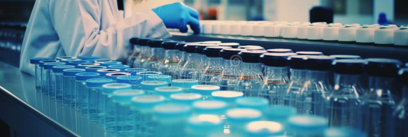 Laboratory Sample Collection Close Up of a Specialist Using Advanced ...
