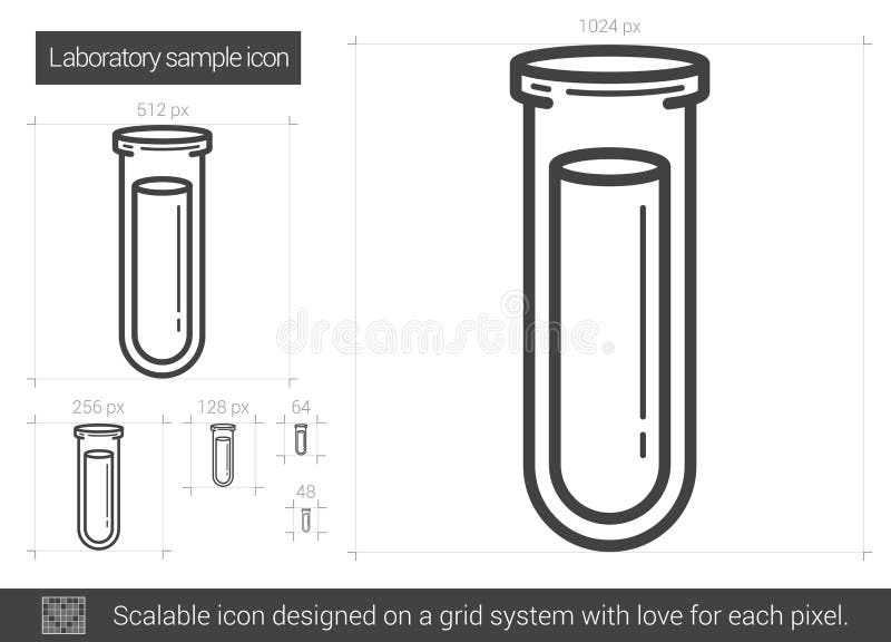 Laboratory Sample Icon on a Watch Glass Stock Vector - Illustration of ...