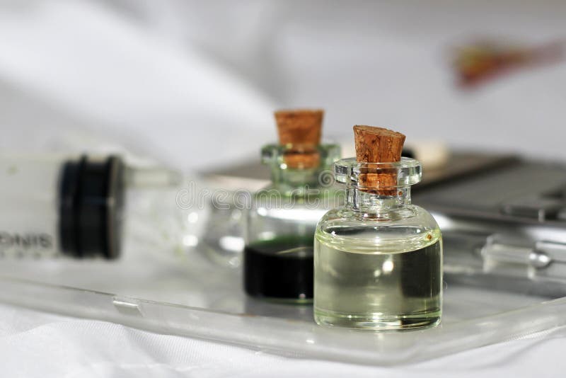 Laboratory Scales. the Medicine in the Glass. the Solution for ...