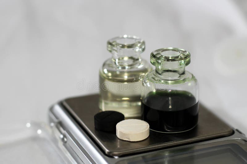 Laboratory Scales. the Medicine in the Glass. the Solution for ...