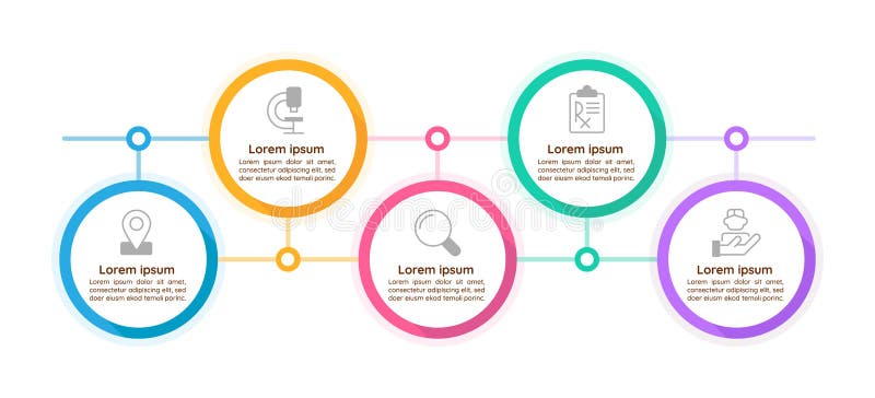 Laboratory Services Infographic Chart Design Template Stock ...