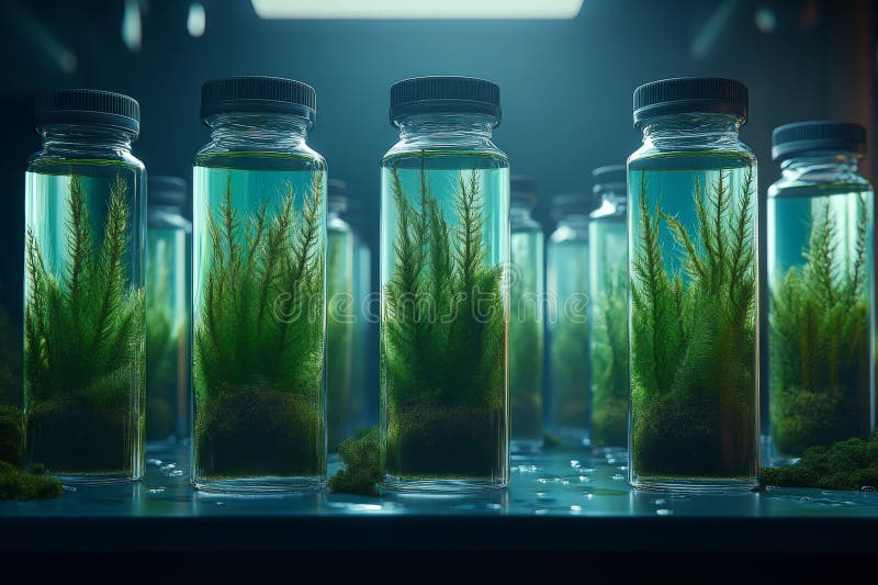 In a Laboratory Setting, a Test Tube Holds Elements of Biology Science ...