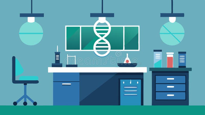 Laboratory Setup a Clean Modern Lab Space Featuring Sleek Countertops ...