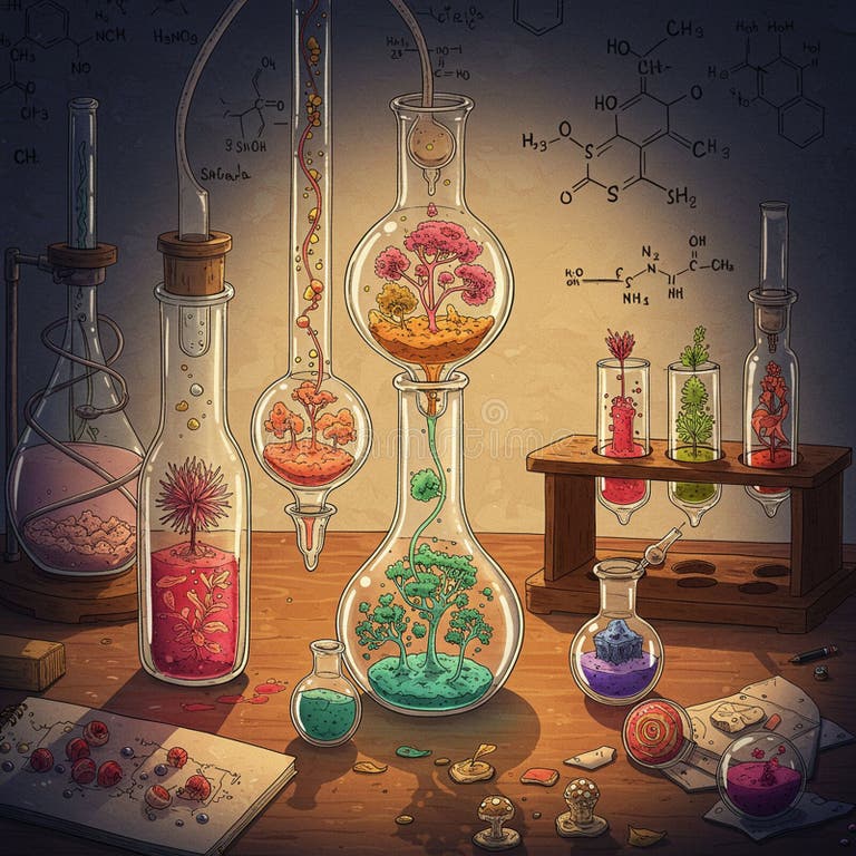 Glass Flasks Display Stock Illustrations – 1,239 Glass Flasks Display ...