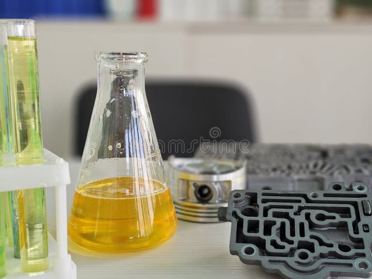 Laboratory Setup Featuring Chemical Experiments and Mechanical ...