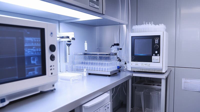 Laboratory Setup Featuring Precision Instruments for Scientific ...