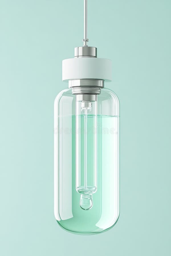 A Laboratory Setup Showcases a Clear Container Holding Green Hydrogen ...