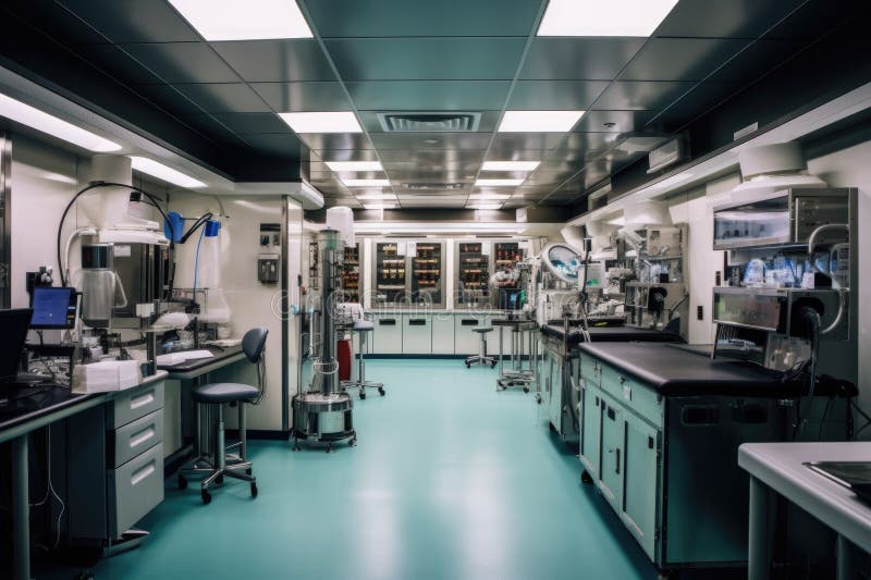 Laboratory Setup for Stem Cell Research Stock Illustration ...