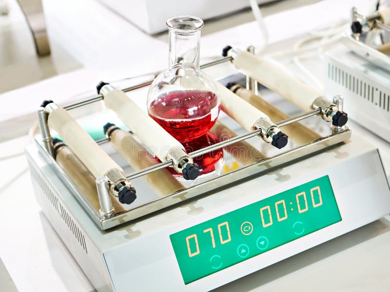 Laboratory Shaker Incubator Device in Laboratory Stock Image - Image of ...