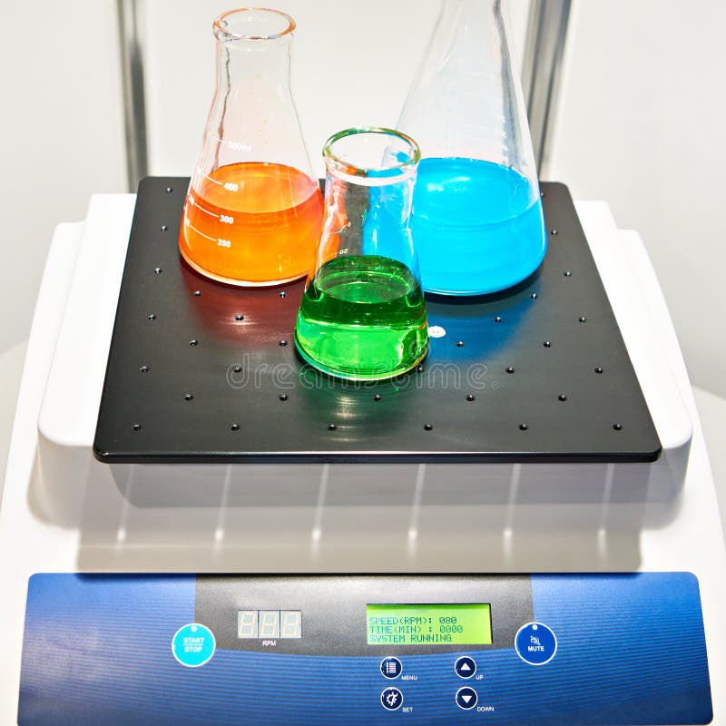 Laboratory Shaker Incubator Device in Laboratory Stock Image - Image of ...