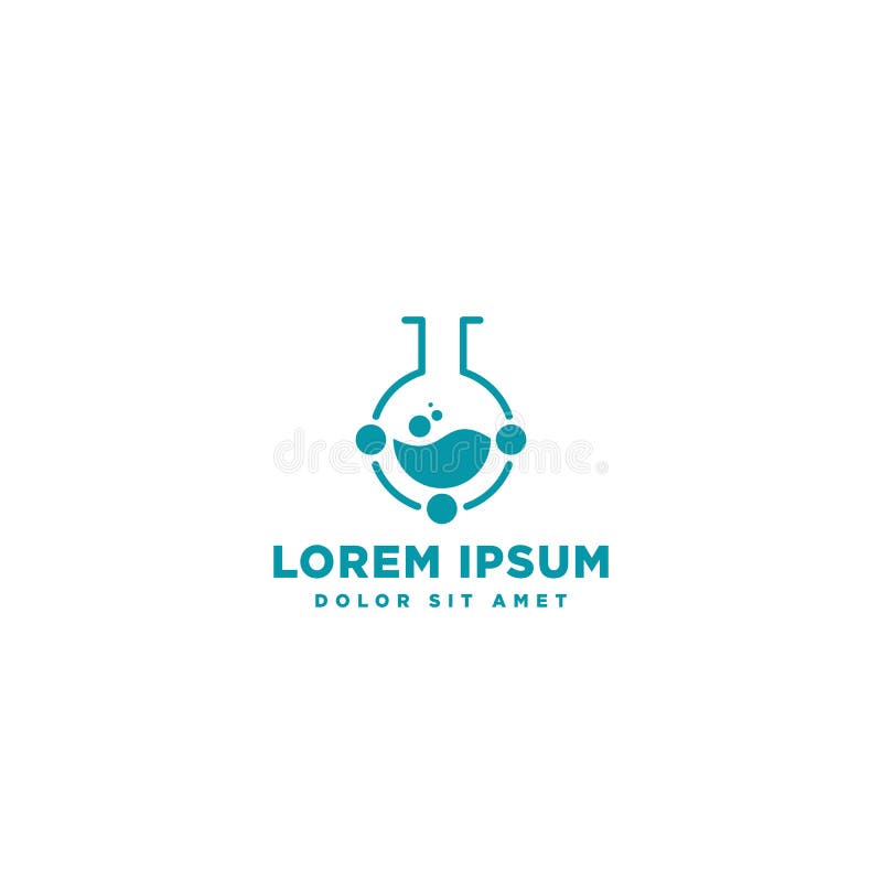 Laboratory Share Logo Design Template Vector Illustration Stock Vector ...