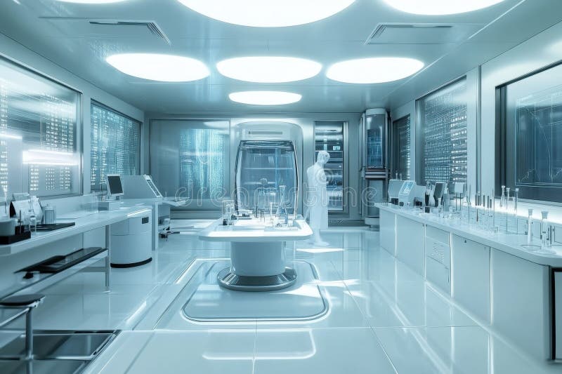 High-tech Laboratory with Advanced Equipment and Modern Design for ...