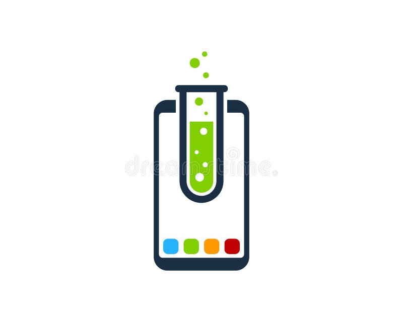 Laboratory Smartphone Logo Icon Design Stock Vector - Illustration of ...