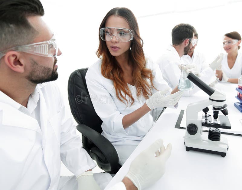 Laboratory Staff in the Workplace Stock Photo - Image of discover ...