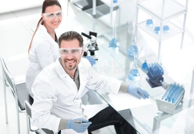 Laboratory Staff in the Workplace Stock Photo - Image of pharmacy ...