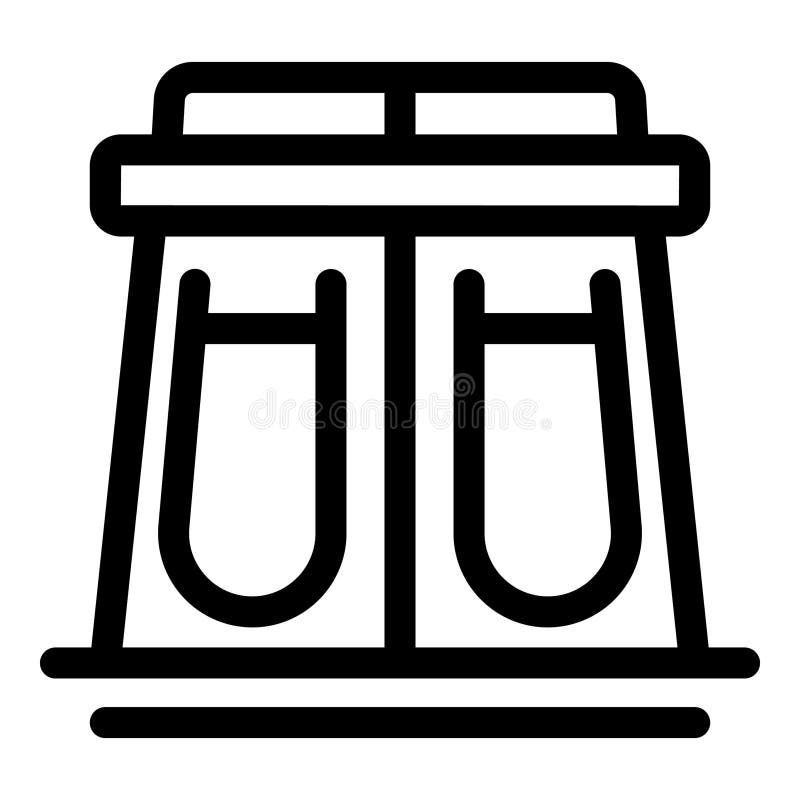 Laboratory Stand Holding Two Test Tubes for Experiment Stock ...
