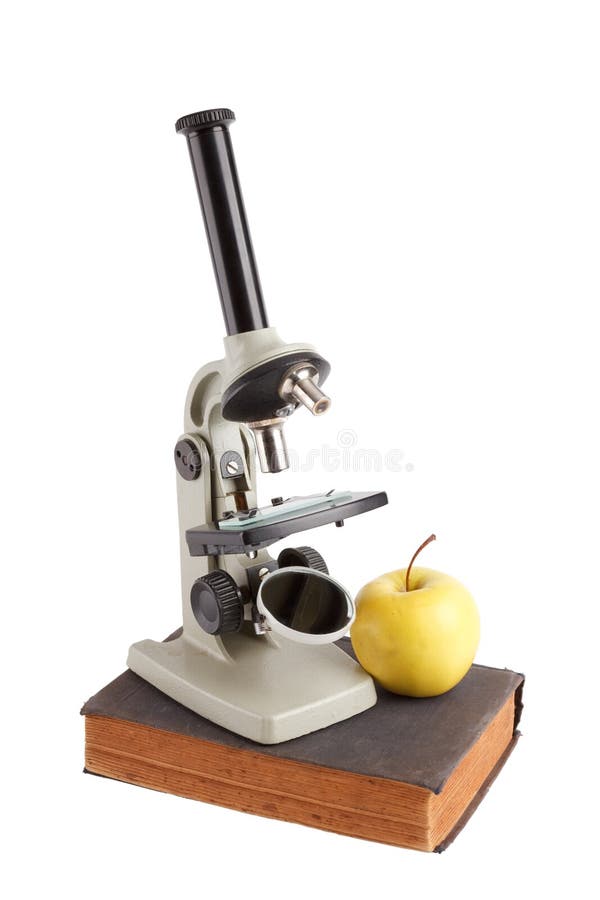 Laboratory Studies by Microscope Stock Photo - Image of research, book ...