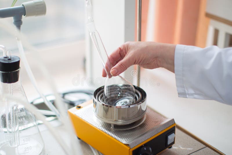 Laboratory Study of Alcoholic Beverages Stock Image - Image of chemical ...