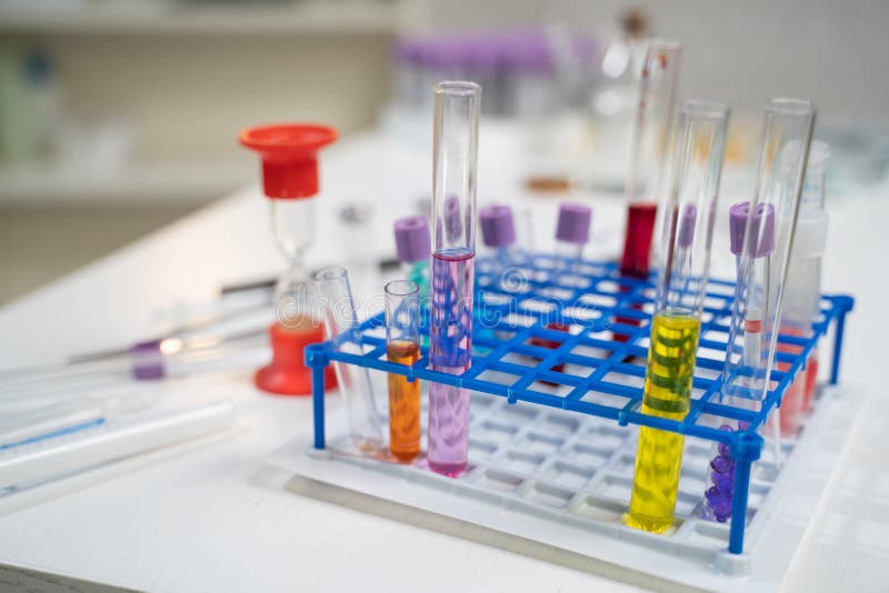 A laboratory table stock image. Image of pharmaceutical - 177323299