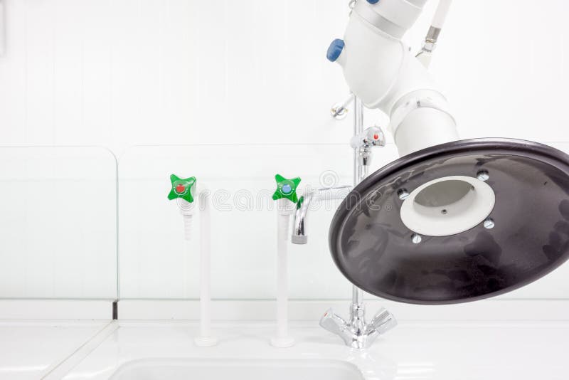The Laboratory Taps Whit Air Extraction Stock Image - Image of industry ...