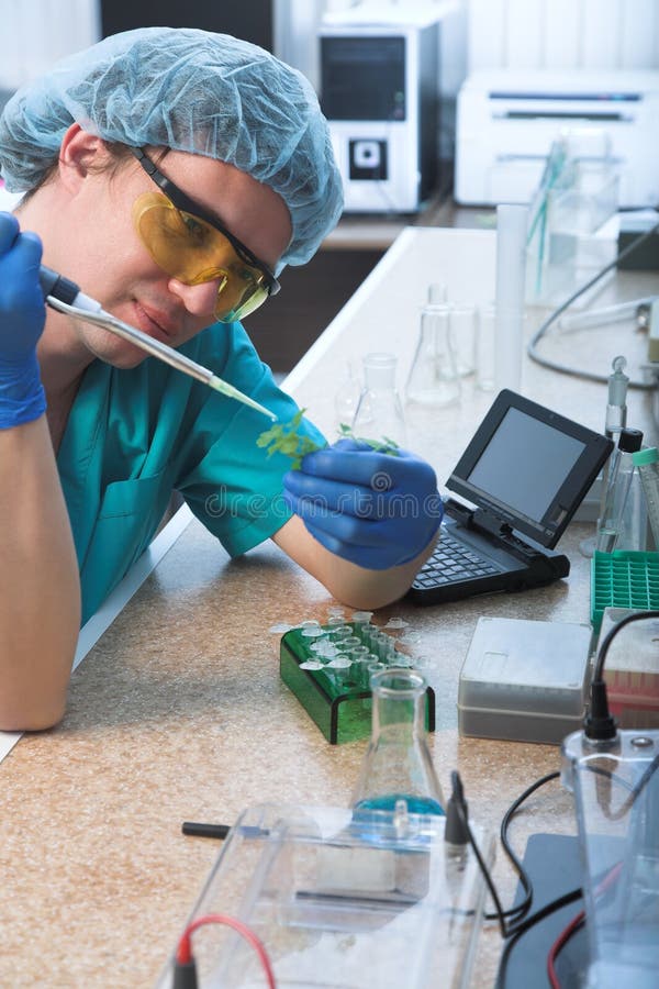 Laboratory test stock image. Image of molecular, look - 27251037