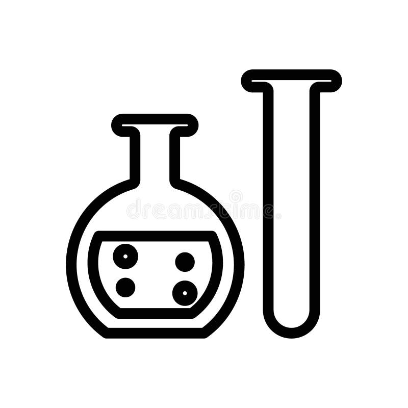 Laboratory Test Icon Design in Filled and Outlined Style Stock Vector ...