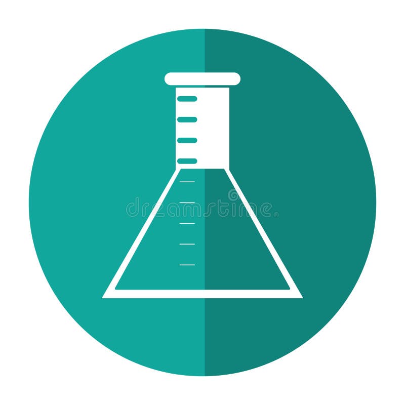 Laboratory Test Tube Chemistry Shadow Stock Vector - Illustration of ...