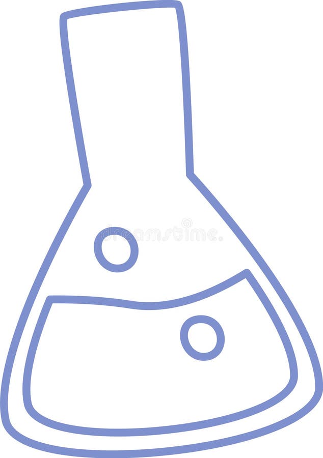 Laboratory Test Tube Doodle Stock Vector - Illustration of medicine ...