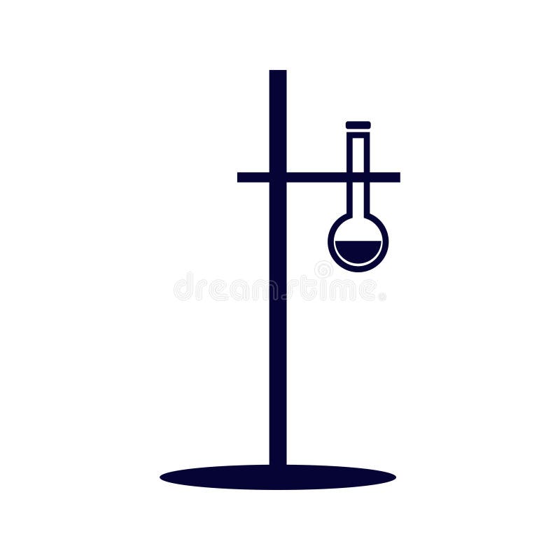 Laboratory test tube icon stock vector. Illustration of vector - 262618704